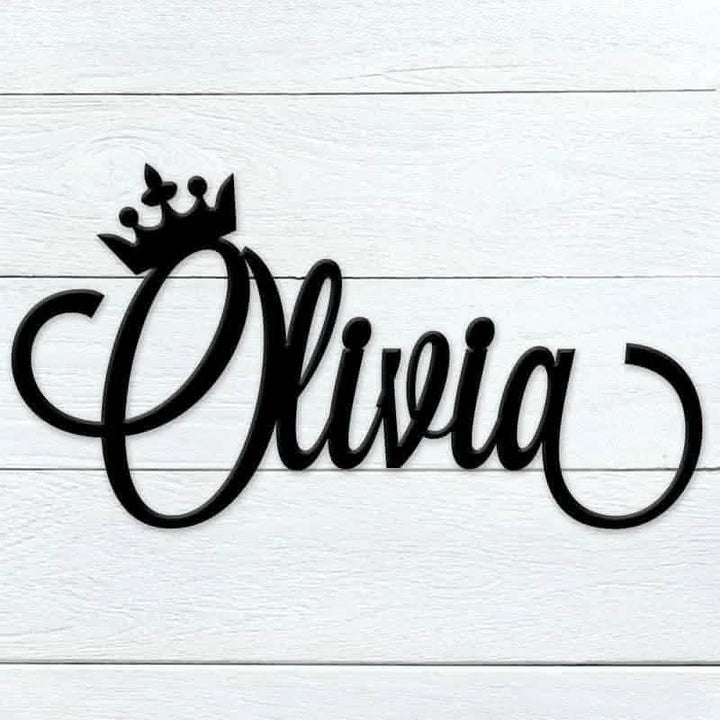 Name Sign – Personalized Custom Wooden Name Signs for Home & Nursery ...