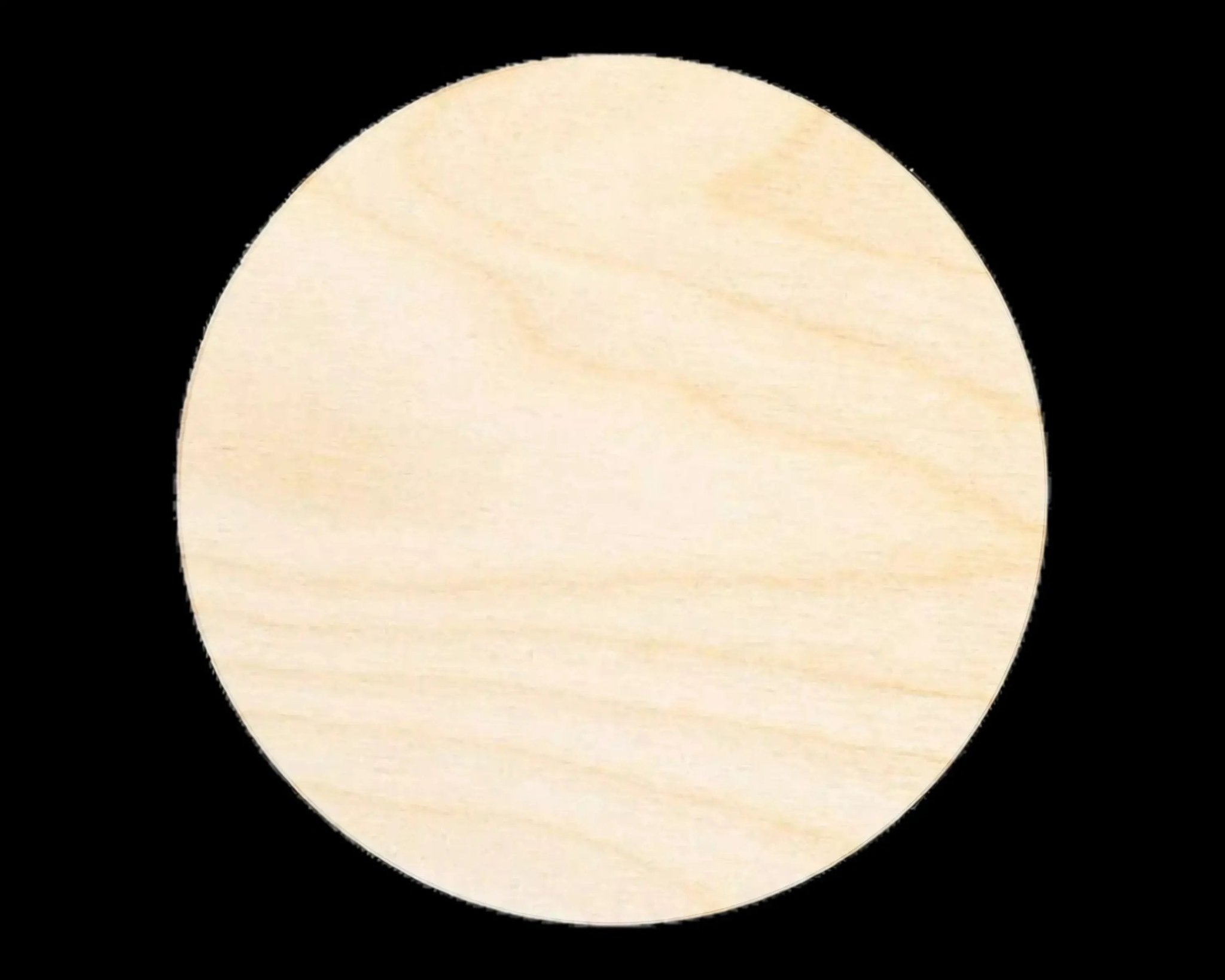 Unfinished Wood Shape Cut Out Wood Circle Round Circle Blank DIY Craft ...